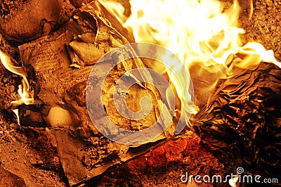Burning Paper Royalty Free Stock Image - Image: 31878846