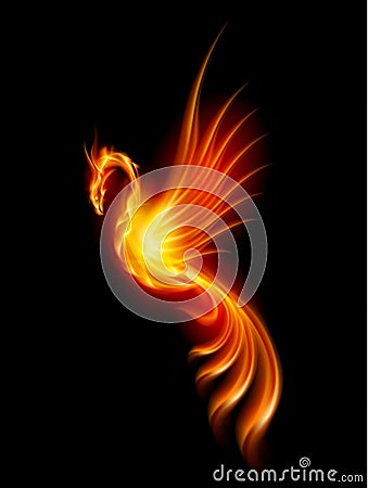 Burning Phoenix Stock Images - Image: 21837354