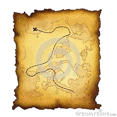 Burnt Treasure Map Stock Image | CartoonDealer.com #14248981