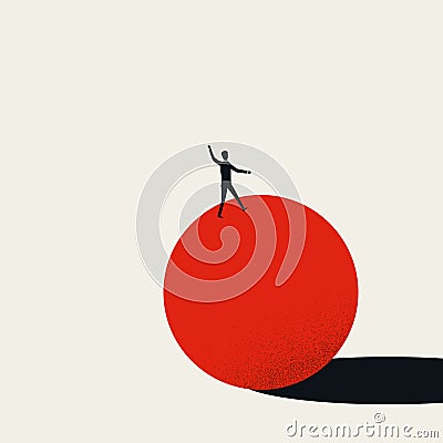 Business Balance Vector Concept. Symbol Of Progress, Stability, Harmony ...