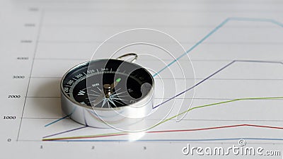 A Compass On A Chart. Stock Photo | CartoonDealer.com #198884442