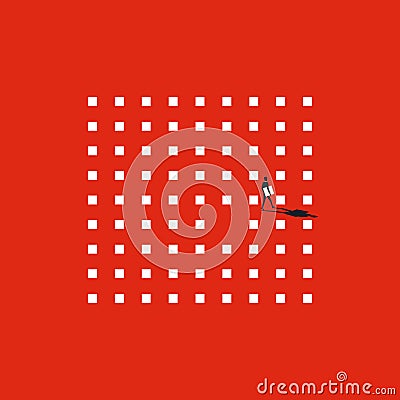 Business Creative Disruption Vector Concept. Symbol Of Creativity ...