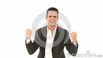 Business Man Looking Forward Stock Video - Video of blazer, young: 39685973