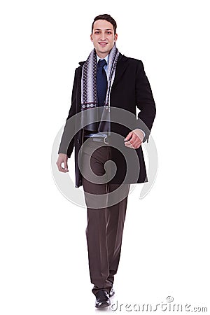 Business Man Walking Forward Stock Images - Image: 21927464