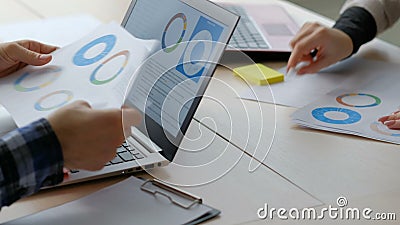 Business Paperwork Data Analysis Office Worker Stock Video - Video of ...