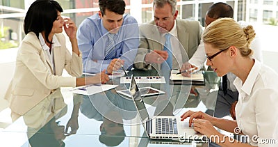 Business People Working Hard Together Stock Footage - Video of ...