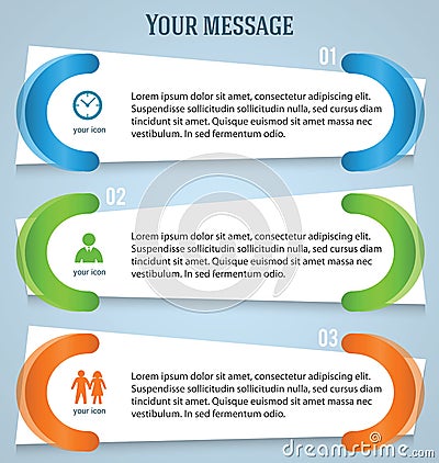 Business Process Management Template Banner Stock Vector - Image: 49134994