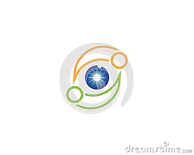 Techno Lab Logo Vector, Concept with Circuit Electron, Element,icon ...