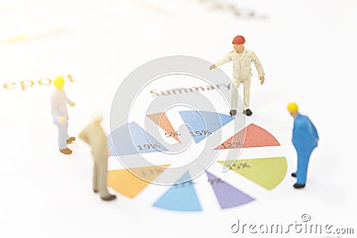 Businessman Standing On A Graph Chart Royalty-Free Stock Photography ...
