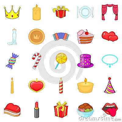 Buster Icons Set, Cartoon Style | CartoonDealer.com #97558819