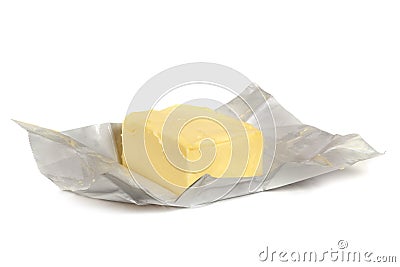 Butter On Foil Stock Photos - Image: 30880373