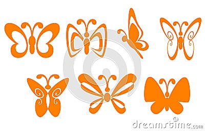 Butterfly Symbols Stock Images - Image: 10688954