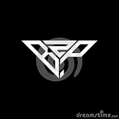 BZP Letter Logo Creative Design With Vector Graphic, | CartoonDealer ...