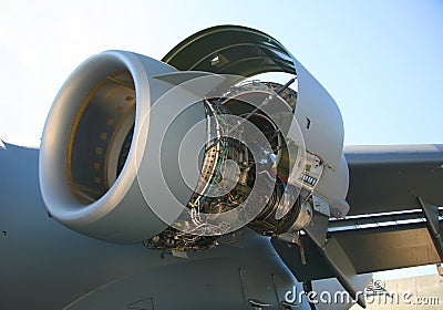 C-17 Military Aircraft Engine Stock Photography - Image: 1175072