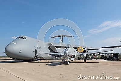 C5-M Super Galaxy And A-10 Editorial Photo - Image: 20851071