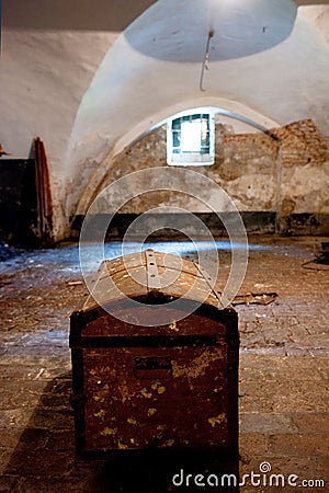 Cabin Trunk In The Basement Stock Photo | CartoonDealer.com #9702144