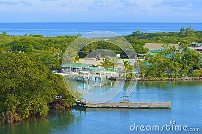 Cable Car In Mahogany Bay In Roatan, Honduras Royalty-Free Stock Image ...