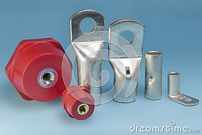 Cable Lugs. Connecting Electrical Cables Of Different Voltages ...