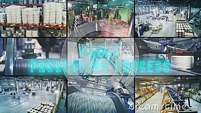 Cable Production Process Colage. Cable Production Process Text. Cable ...