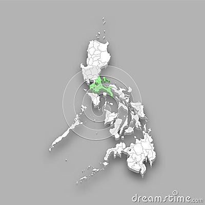 Calabarzon Region Location Within Philippines Map Royalty-Free Stock ...