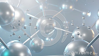 Calcium Benzoate Molecular Structure, 3d Model Molecule, Food ...