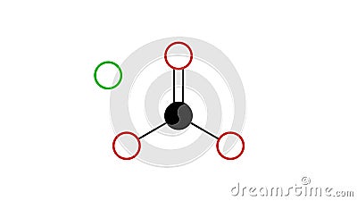 Calcium Carbonate Molecule, Structural Chemical Formula, Ball-and-stick ...