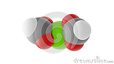 Calcium Formate Molecule, Animal Feed Preservative E238, Molecular ...