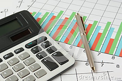 Calculation And Analysis Of Graphs Royalty-Free Stock Photography ...