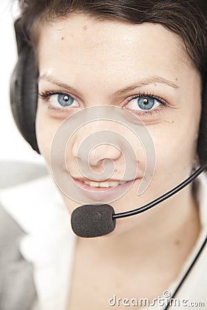 Call center portrait - Stock Image - Everypixel