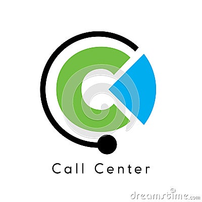 CallCenter Logo Brand, Symbol, Design, Graphic, Minimalist.logo Vector ...