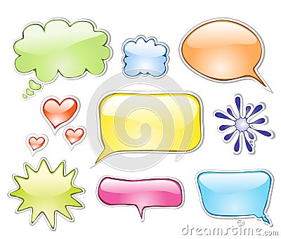 Callouts Cartoon Vector | CartoonDealer.com #12452679