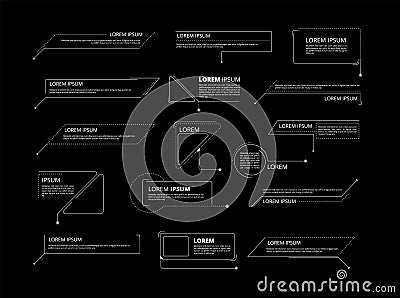 Callouts Text. Title Call Out Labels Technology Callout Marketing Boxes ...
