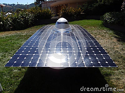 CalSol UC Berkeley Solar Car On Display At Fair Editorial Photography ...
