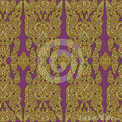 Cambodian Floral Pattern Stock Photo - Image: 23689000