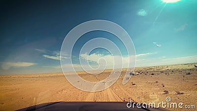 Camera Car in the Sahara Desert Driver Pov Stock Video - Video of ...