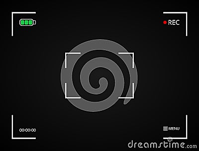 Camera Display. Digital Camera Frame. Viewfinder Screen. Photo Frame ...