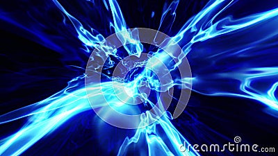 Abstract Blue Looping Animated Background Stock Video - Video of ...