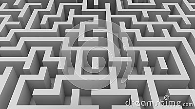 Camera Flying on a 3d White Maze, Motivation Background, 4k Looping ...