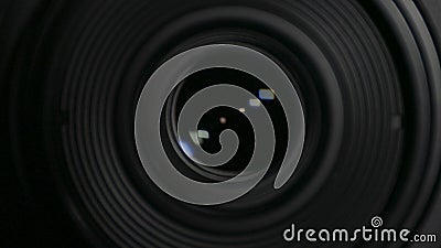 Camera Lens Iris Opening and Closing, F-stop Aperture Stock Footage ...