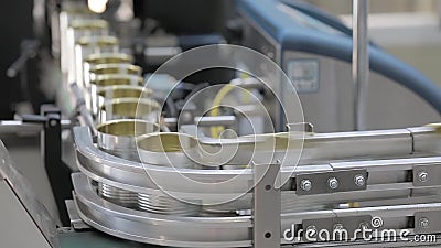 Can production factory stock video. Video of conveyor - 102189013