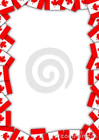 Canada Flag Border Stock Images - Image: 29365024