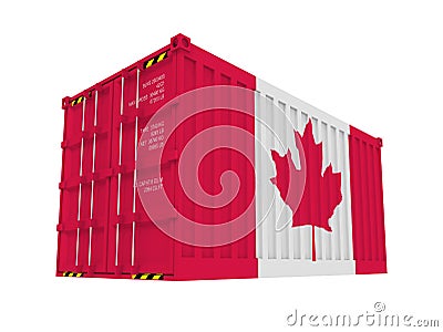 Canadian Cargo Container Stock Photography | CartoonDealer.com #18592754