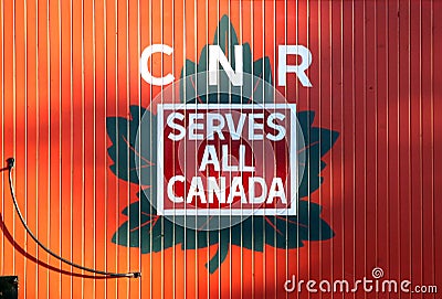 Canadian National Railway Logo Editorial Image | CartoonDealer.com ...