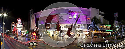 Cancun Nightlife (panoramic) Editorial Photo - Image: 22558106