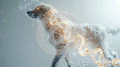 Canine DNA Network Stock Image | CartoonDealer.com #321359731