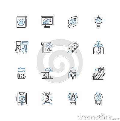 Capability Line Icons Collection. Strength, Potential, Aptitude ...
