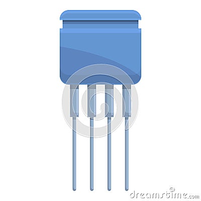 Capacitor Resistor Icon, Cartoon Style Vector Illustration ...