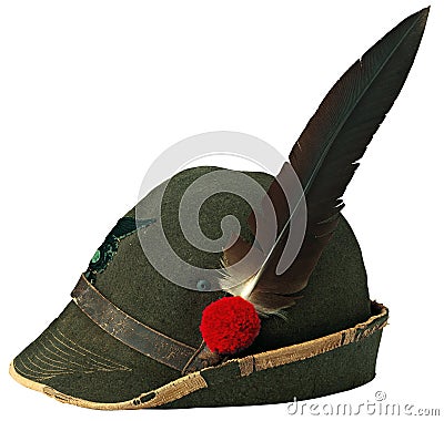 Cappello Alpino Italiano Immagine Stock Libera da Diritti - Immagine ...