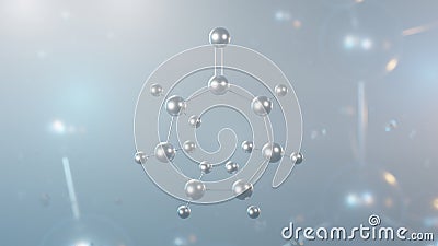 Caprolactam Molecular Structure, 3d Model Molecule, Cyclic Amide ...