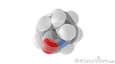 Caprolactam Molecule, Cyclic Amide, Molecular Structure, Isolated 3d ...